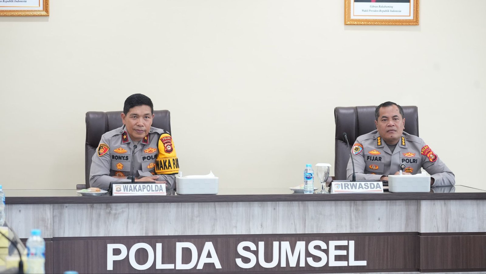 Wakapolda Sumsel Beserta PJU Simak Poin Penting Rapim Polri TA 2026